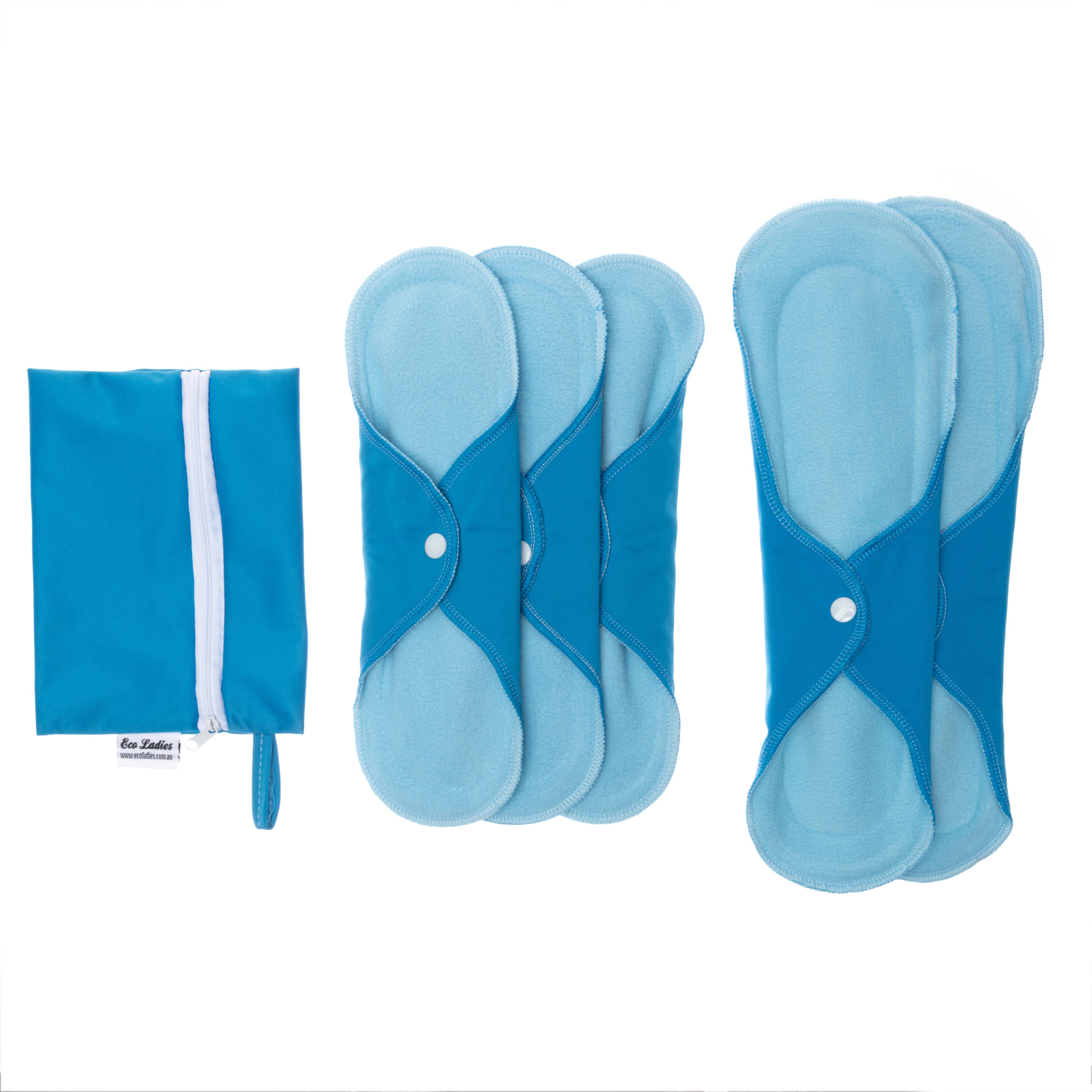 Heavy Flow - Reusable Cloth Pad Set of 5 - Eco Ladies